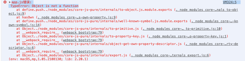 Taro 3 3 11 Nfig Js 使用 Usebuiltins Usage 报错 · Issue 10506