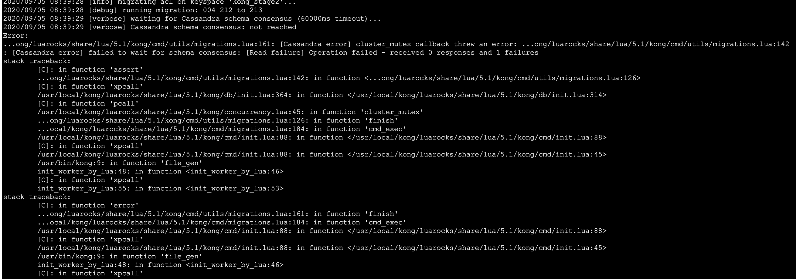 Kong 2.0.5 to 2.X.X upgrade errors/problems · Issue #6211 · Kong/kong ...