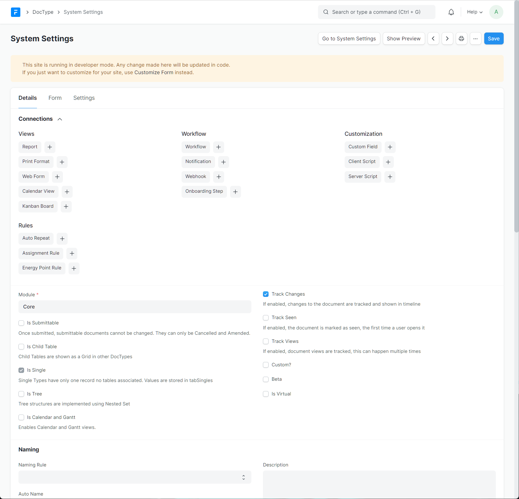 Doctype Page Display Issues · Issue 21915 · Frappefrappe · Github 