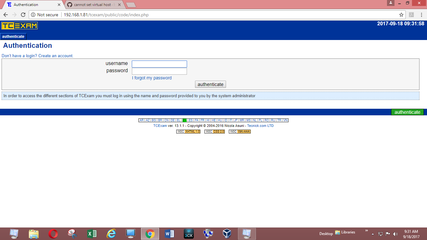 cannot set virtual host · Issue #193 · tecnickcom/tcexam · GitHub