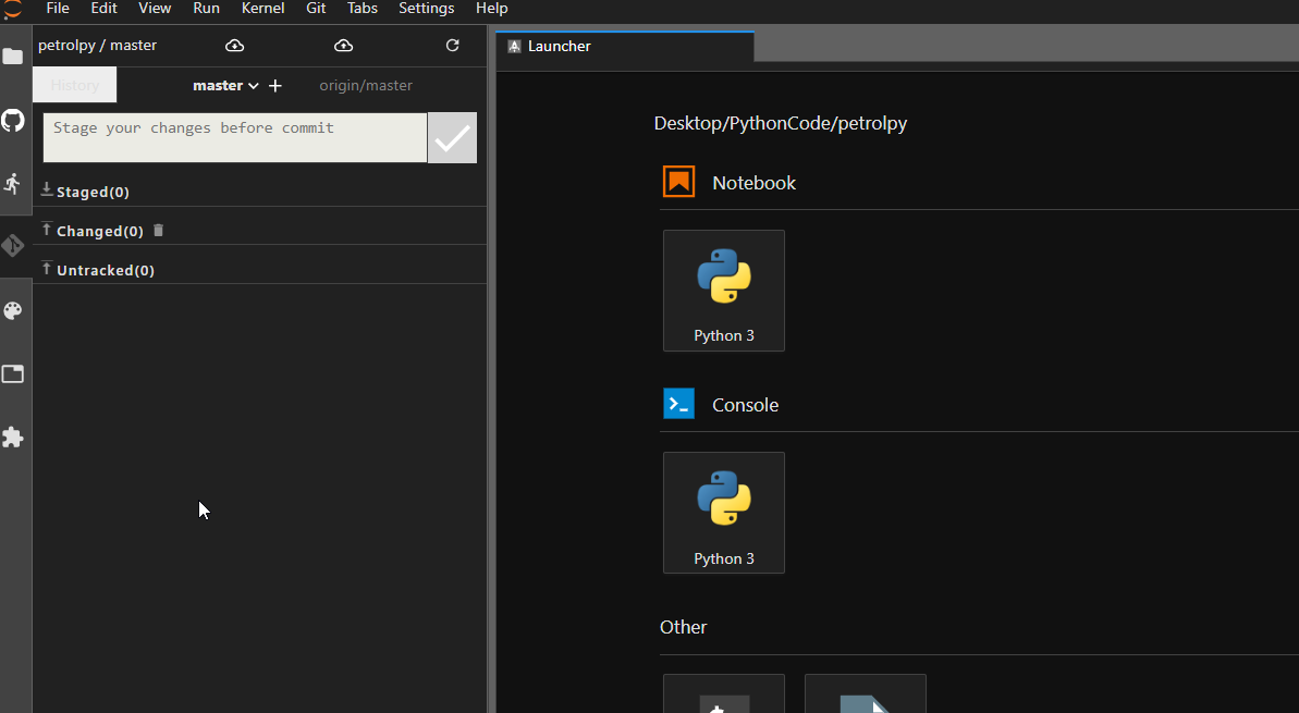 Make Sidebar Colors Better For Jupyterlab Dark · Issue 307 · Jupyterlabjupyterlab Git · Github