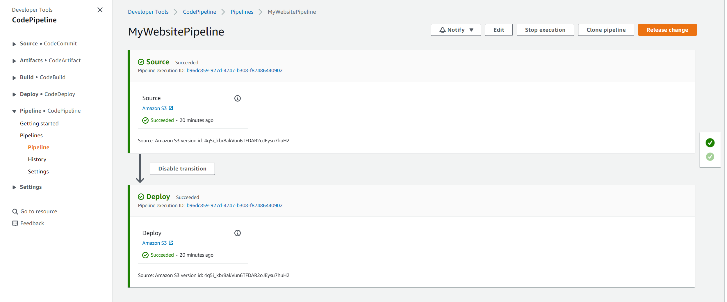 Github Yifanbuaws Codepipeline
