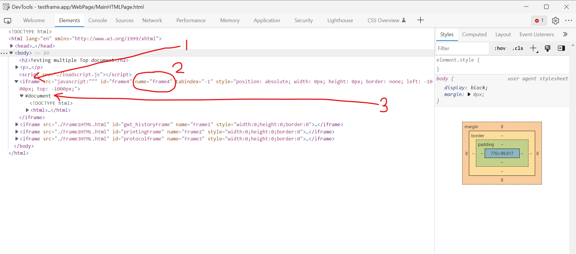AddScriptToExecuteOnDocumentCreatedAsync does not inject into a child iframe created by script ...