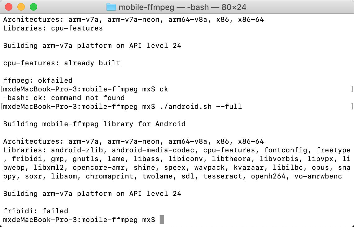 mac build android error · Issue #514 · tanersener/mobile-ffmpeg · GitHub