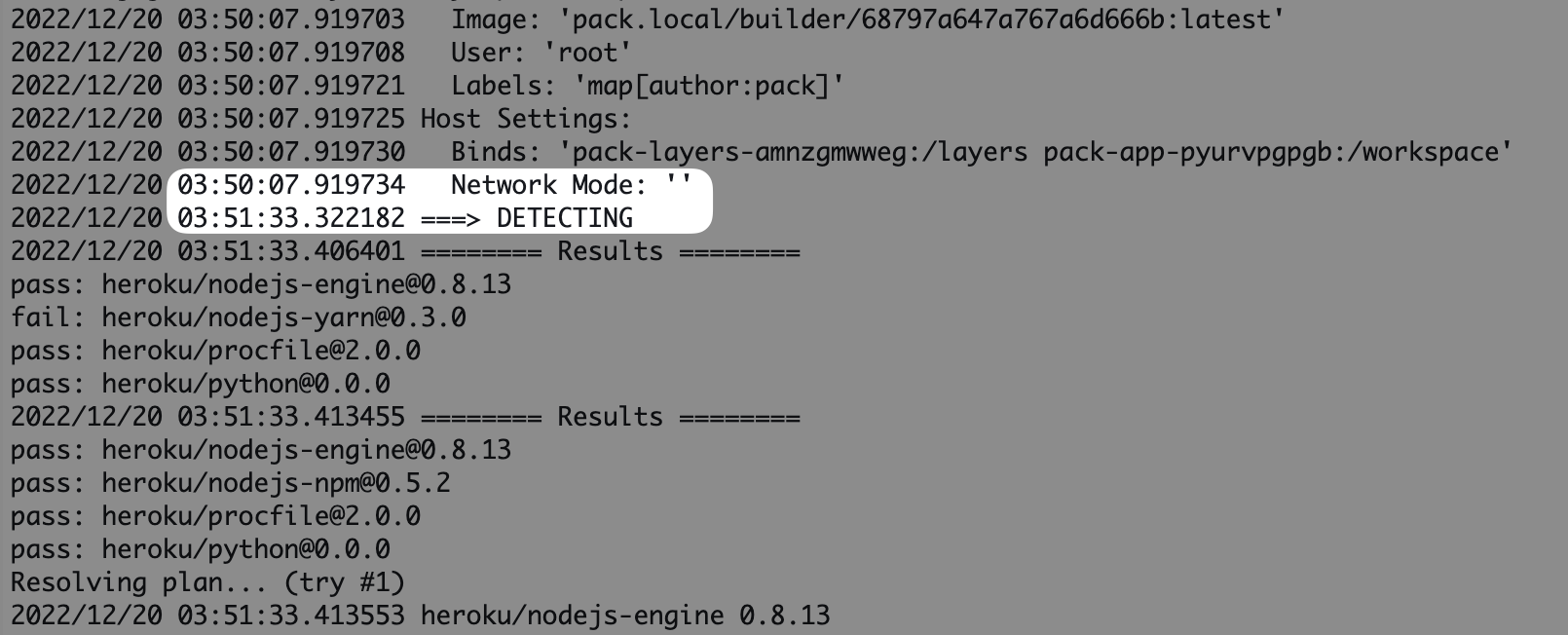 Improve Performance When Creating A Dynamic Builder · Issue 1582 · Buildpackspack · Github