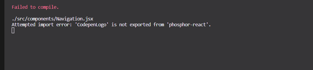 Codepenlogo Icon Is Not Exported From Phosphor React · Issue 213 · Phosphor Iconshomepage 8235