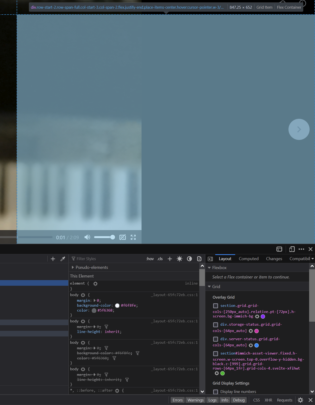 BUG The Right side Video Player Controls Are Blocked By The Next bug-the-right-side-video-player-controls-are-blocked-by-the-next