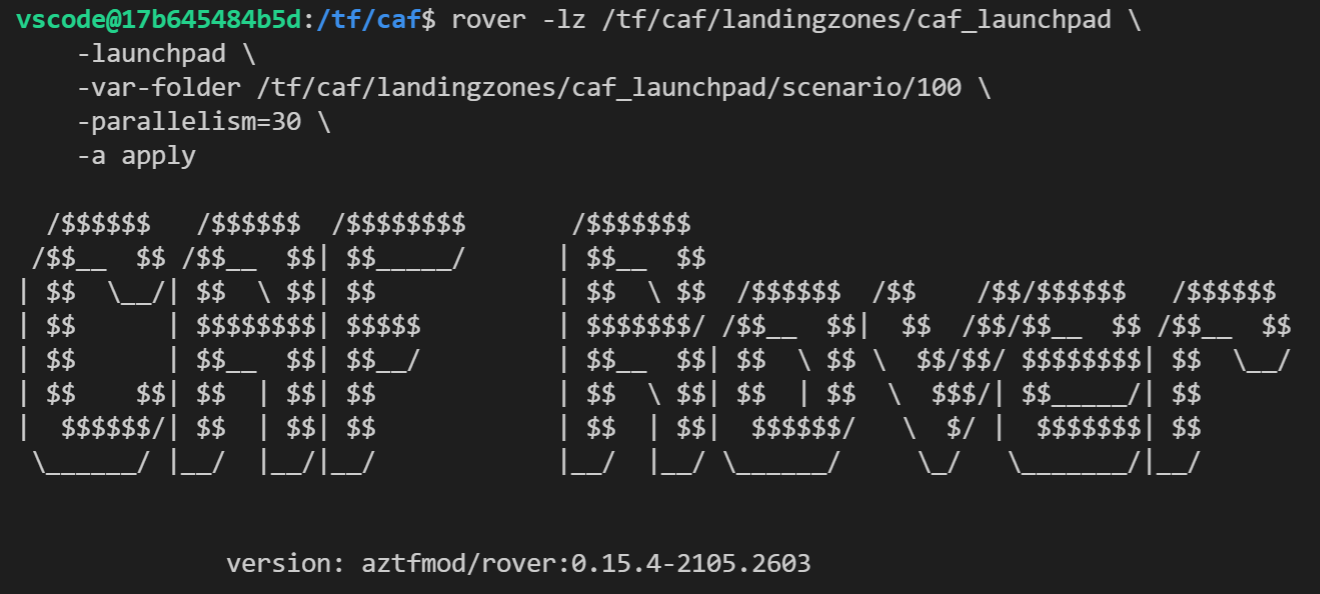 Bug Update Documentation For Rover Apply Commands · Issue 203 7723