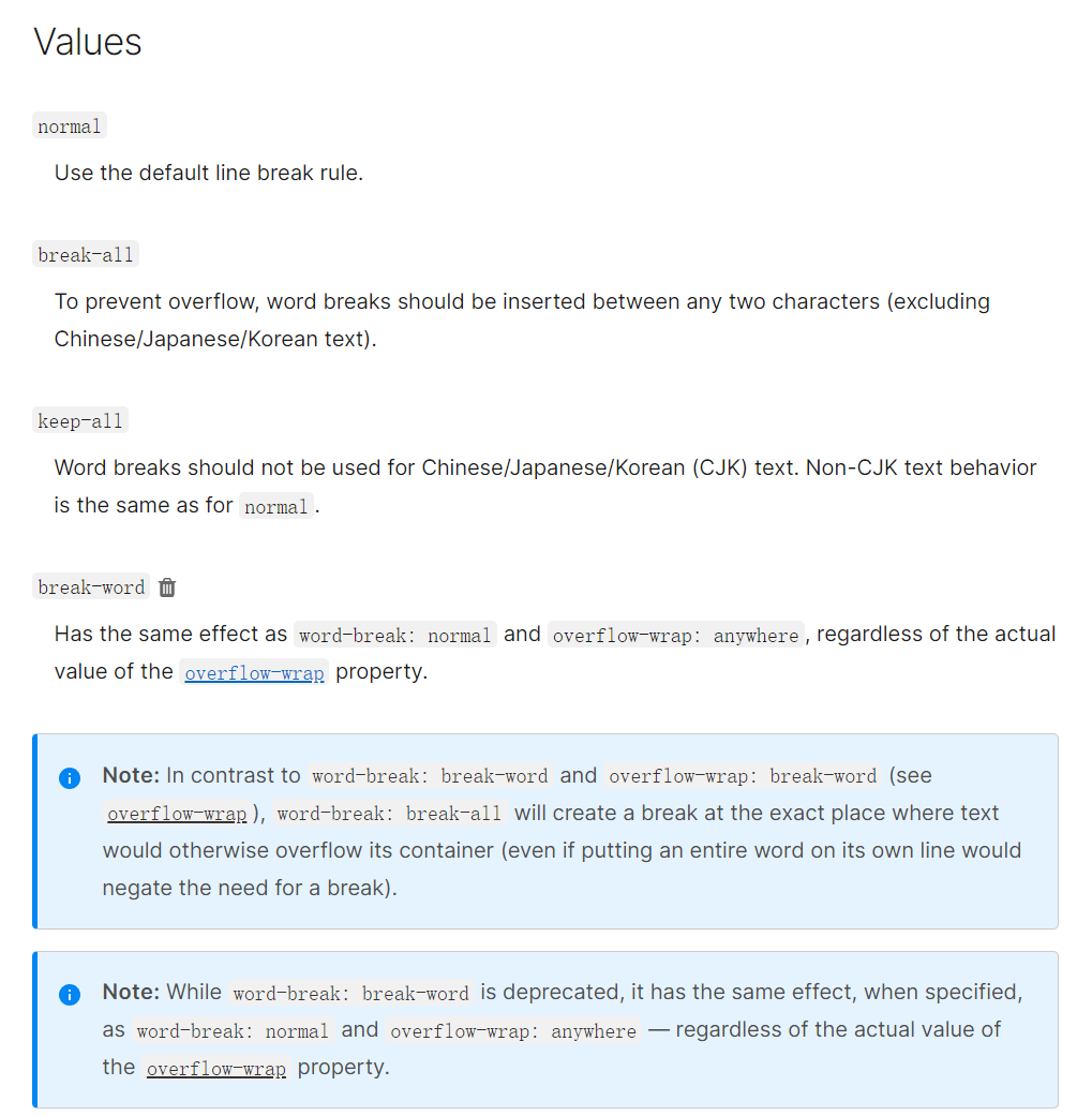 Feature Request: Add a wordBreak editorOption to render CJK text without line-break when set ...