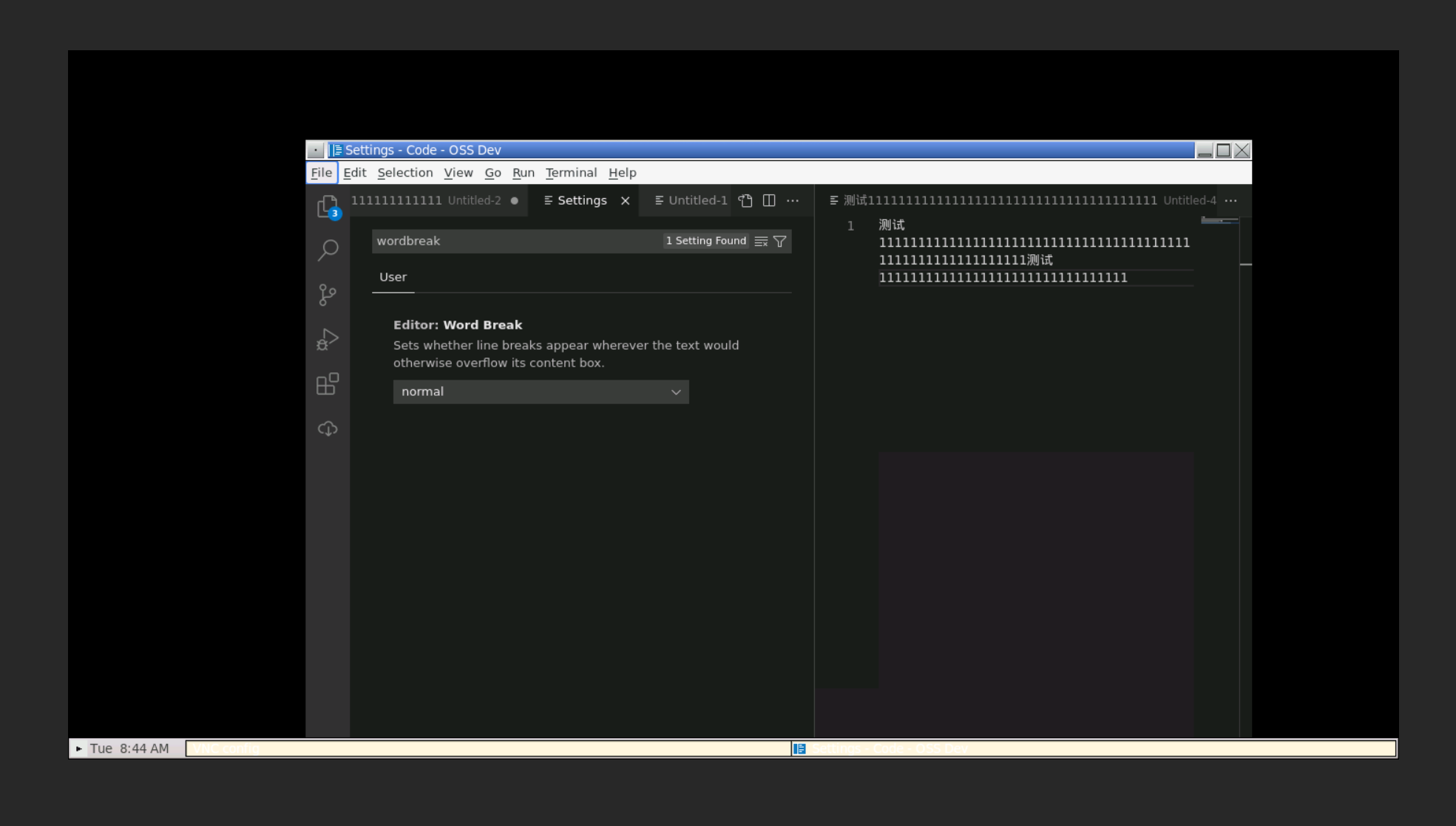 Feature Request: Add a wordBreak editorOption to render CJK text without line-break when set ...