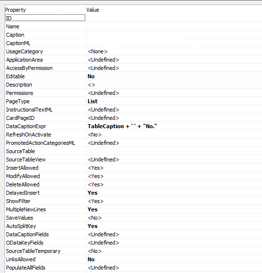 DataCaptionExpresion property on Page · Issue #4749 · microsoft/AL · GitHub