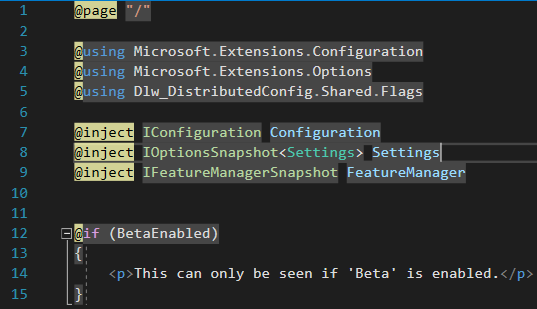 FeatureManager.IsEnabledAsync(nameof(MyFlags.FlagName)) does not return the current value ...