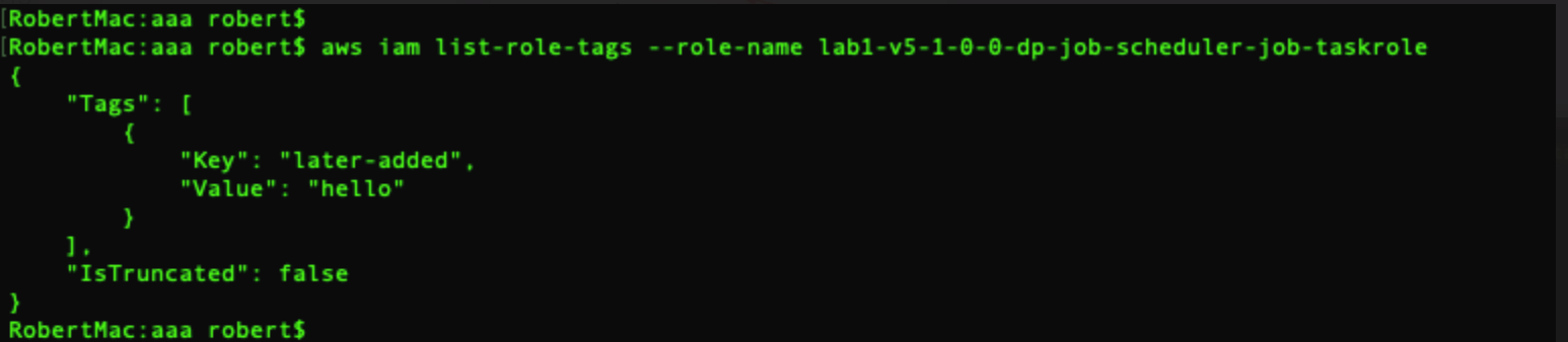 Awsiamrole Wont Create Tags When First Created By Cloudformation Template · Issue 1698