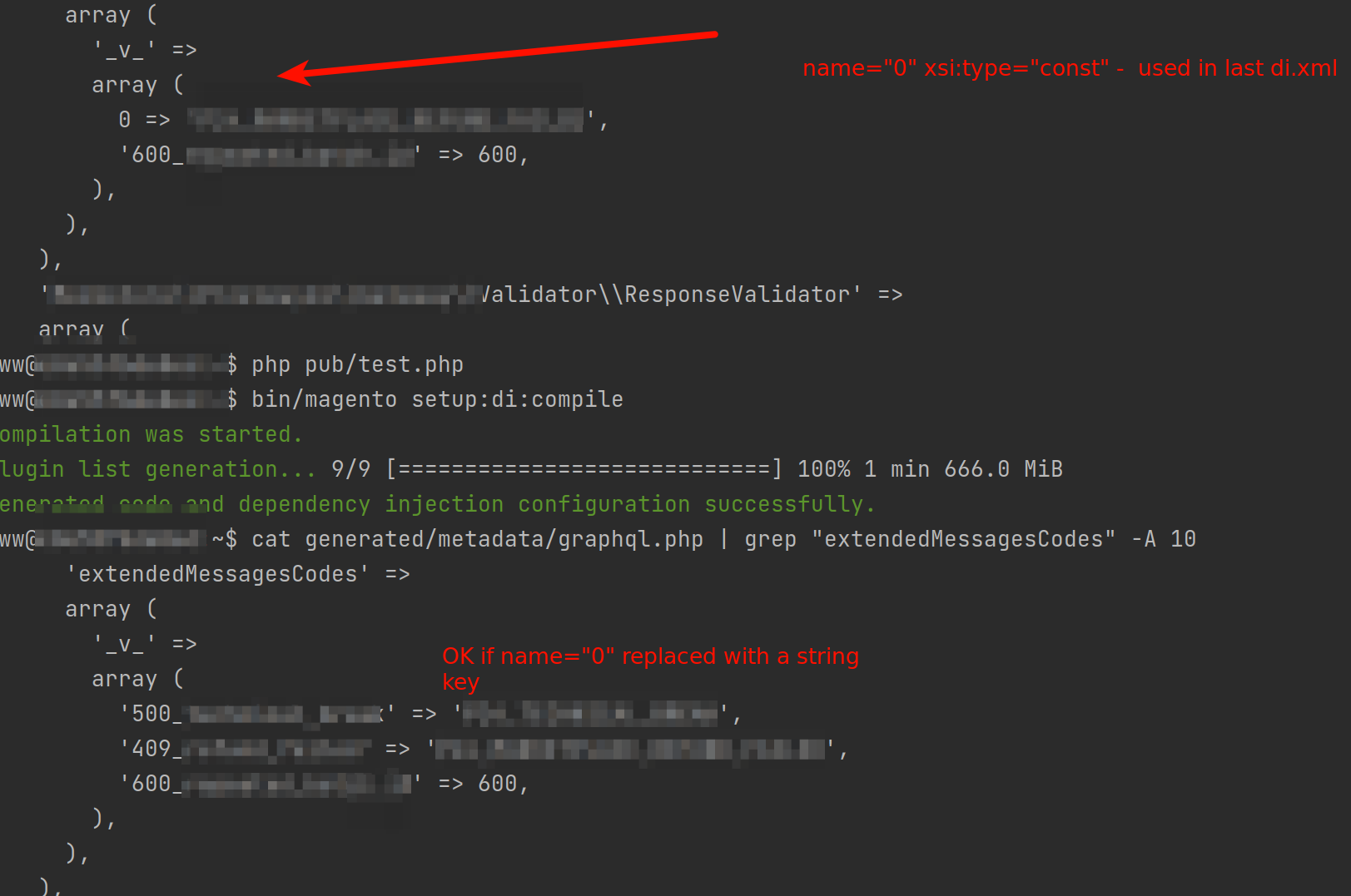 di.xml array item gets replaced if later config used numeric key · Issue #36861 · magento ...