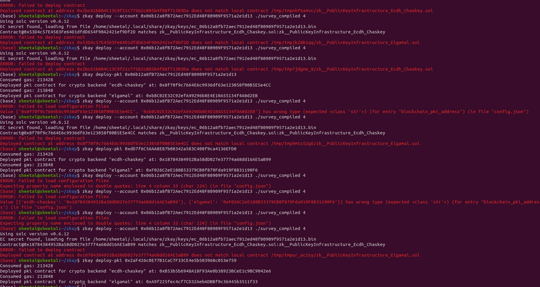 Problem when deploying to ganache · Issue #8 · eth-sri/zkay · GitHub