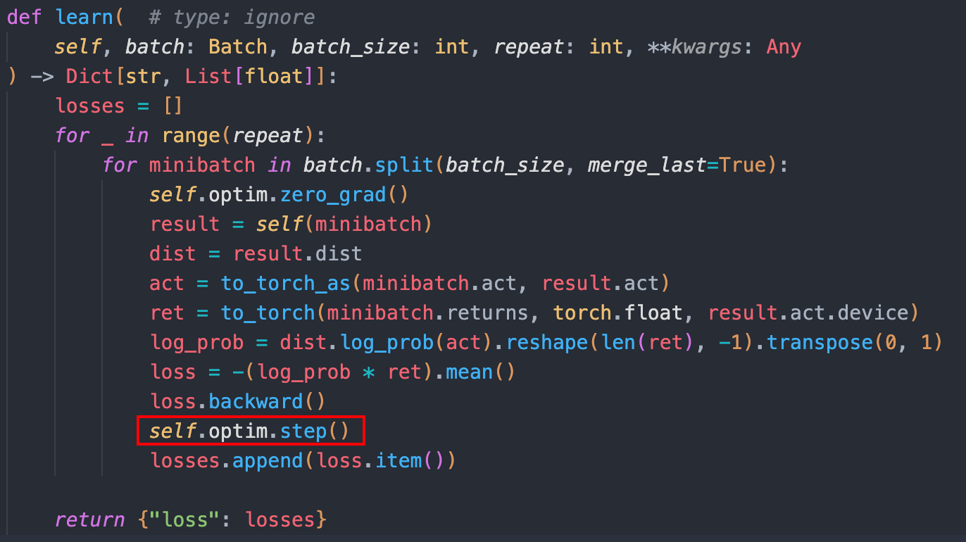 Policy Gradient · Issue #777 · thu-ml/tianshou · GitHub