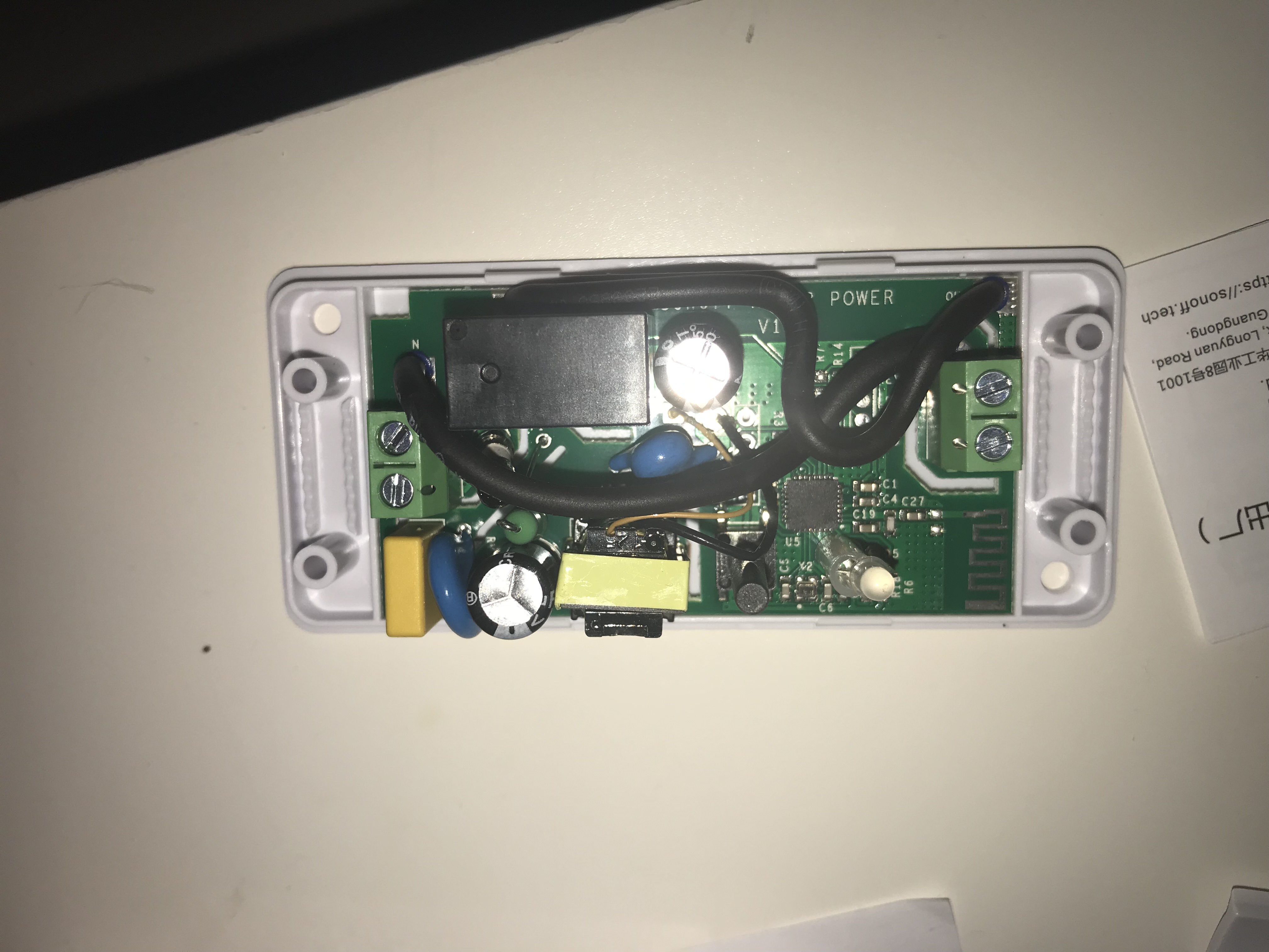 New Sonoff Basic with longer wires · Issue #5152 · arendst/Tasmota · GitHub