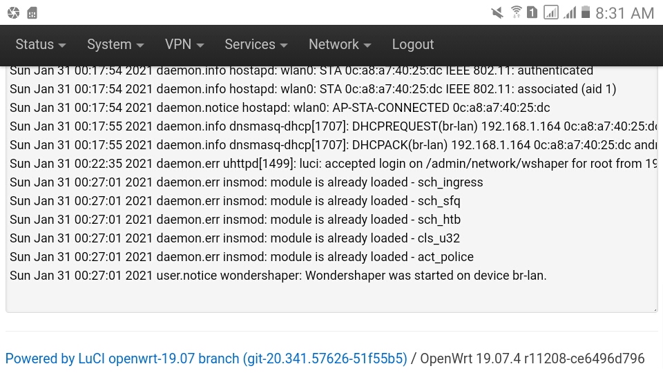 wondershaper working openwrt 19.07.4 · Issue #14611 · openwrt/packages · GitHub