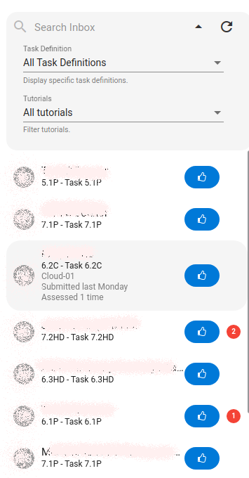 Feature request: Order by task inbox by task ID/name · Issue #367 · doubtfire-lms/doubtfire-web ...