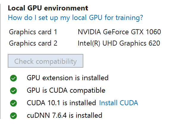 Install Cuda Link when Cuda is installed · Issue #2116 · dotnet/machinelearning-modelbuilder ...