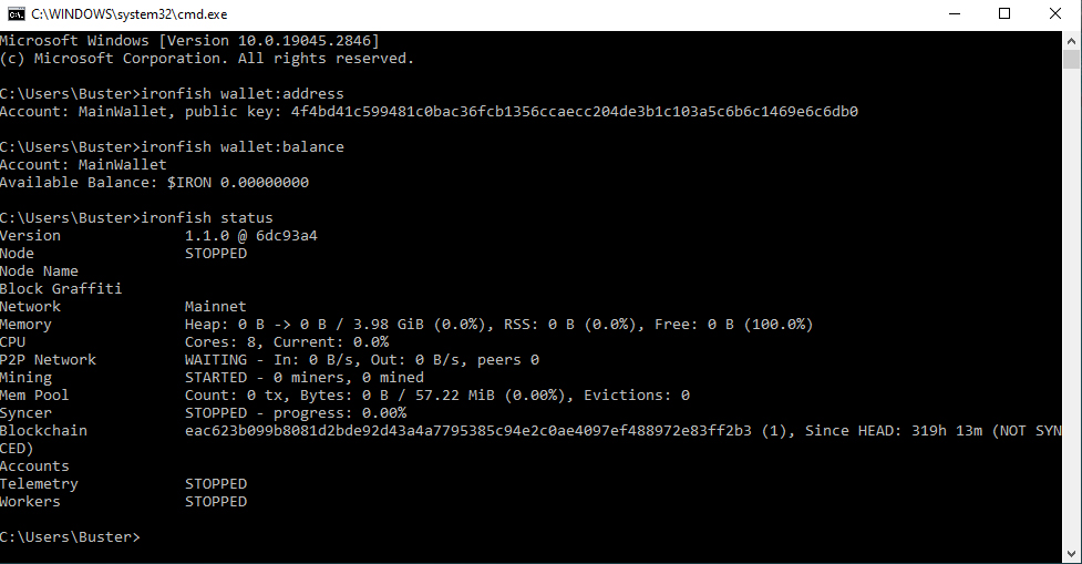 No Balance in my Wallet · Issue #3887 · iron-fish/ironfish · GitHub