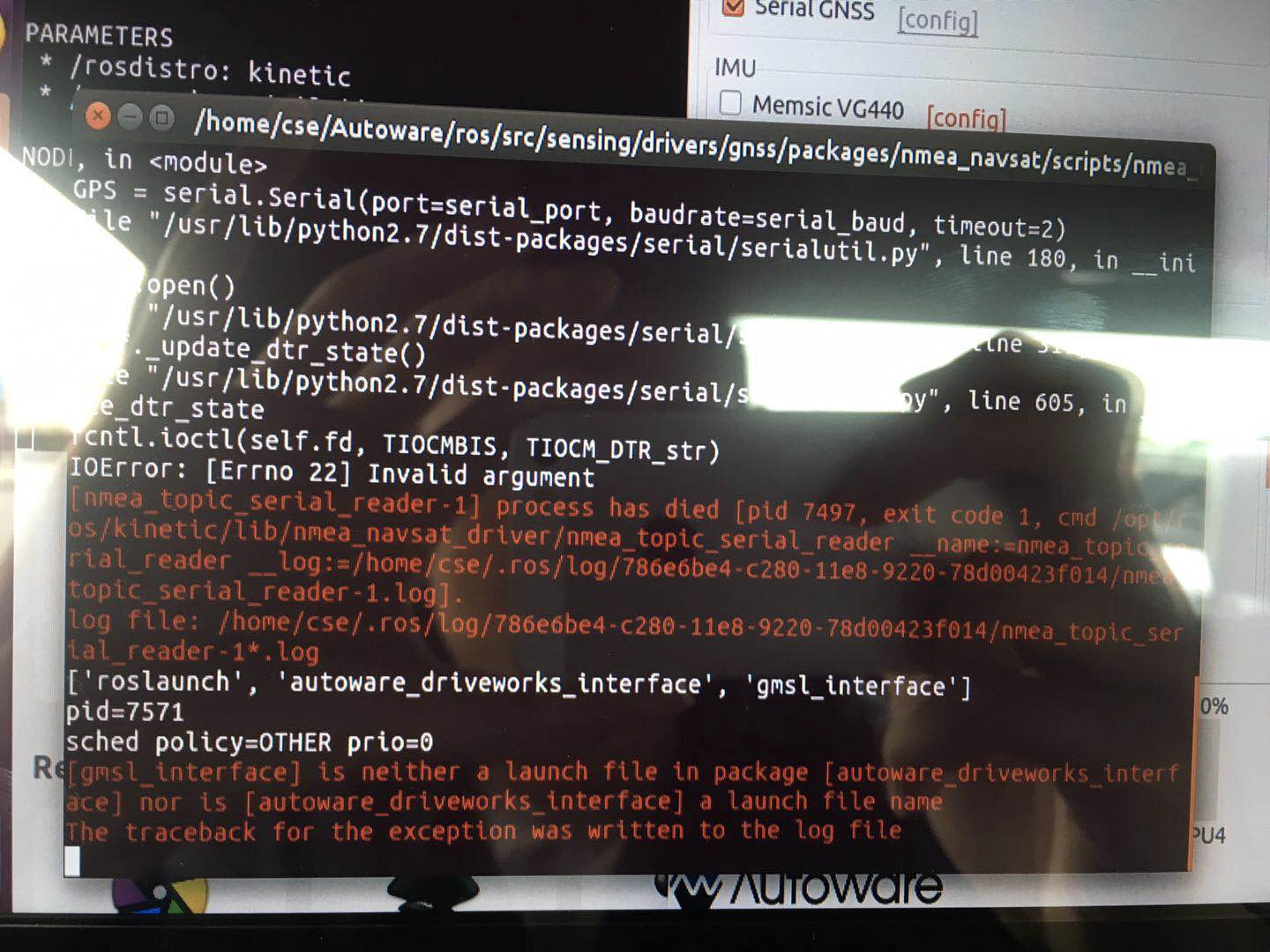 Fail to configure Novatel gnss in autoware · Issue #413 · autowarefoundation/autoware_ai · GitHub