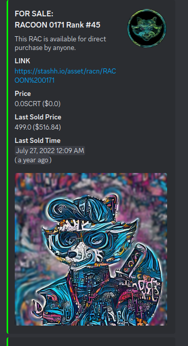 GitHub - Reecepbcups/stashh-bot: A stashh bot to keep up with Racoon supply NFTs collction