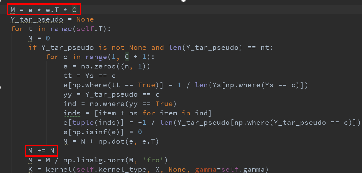 关于JDA以及BDA代码中边缘分布对应MMD矩阵M的问题 · Issue #84 · jindongwang/transferlearning · GitHub
