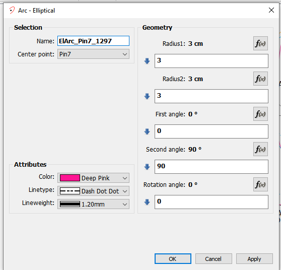 Feature: Arc tool - show Arc name in properties dialog · Issue #896 ...