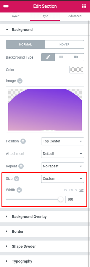 Elementor Background custom size height. · Issue #8445 · elementor/elementor · GitHub