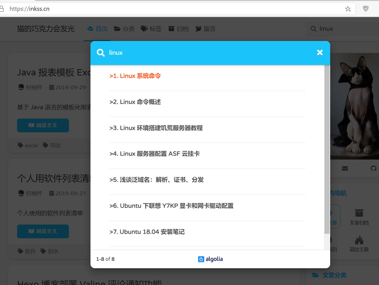 博客搜索 algolia 的使用问题 · Issue #119 · volantis-x/hexo-theme-volantis · GitHub