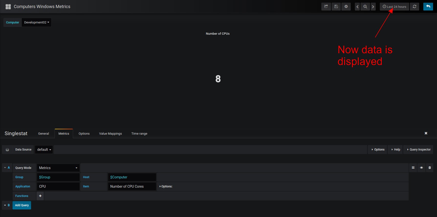 Grafana Current Value Na When Time Picker Range Not Within Zabbix Last Poll · Issue 561