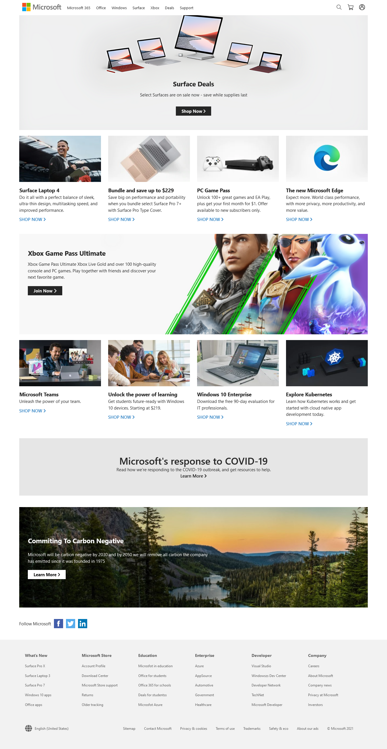 Github Cyrus303microsoftclone Microsoft Clone Website