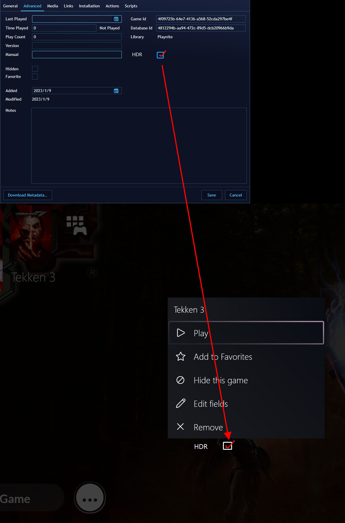 Can HDR and Auto HDR switches be added to Playnite? · Issue #3248 · JosefNemec/Playnite · GitHub