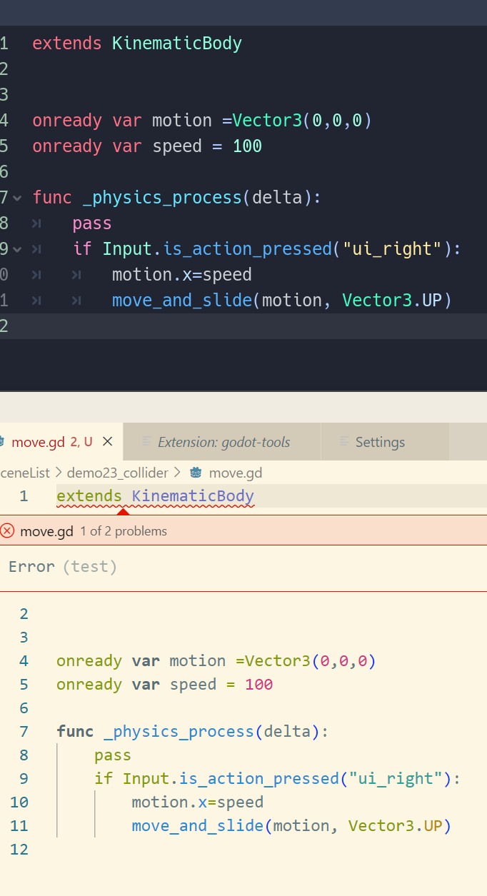 Strange syntax error ： Error(test) · Issue #390 · godotengine/godot ...