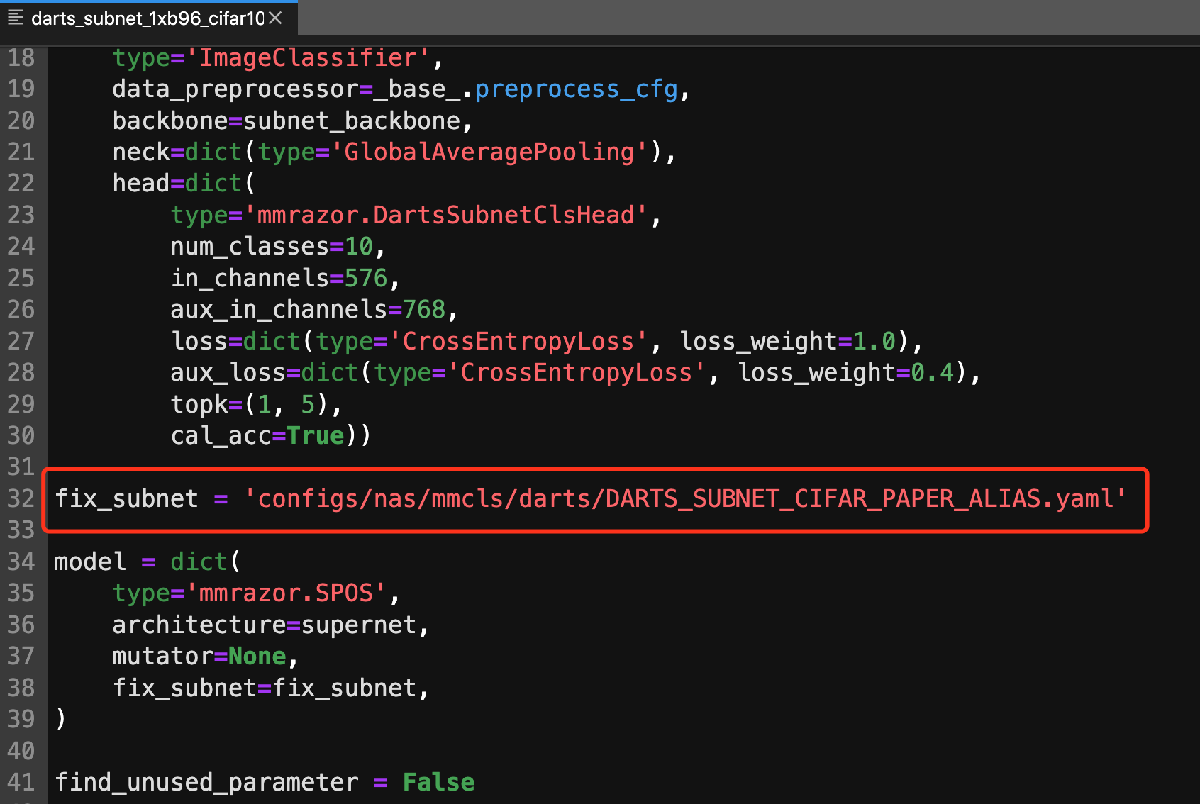 How to generate fix_subnet config yaml in Darts supernet training? · Issue #429 · open-mmlab ...