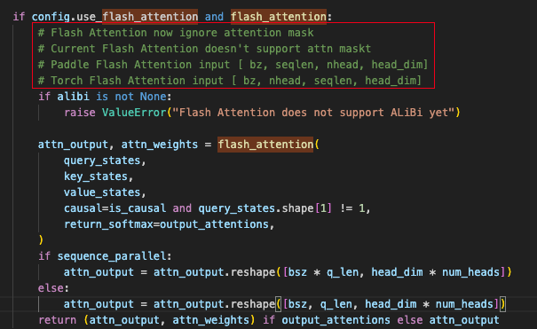 Question Pp下是否可以开启flash Atten · Issue 7387 · Paddlepaddlepaddlenlp · Github 