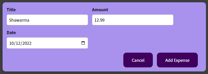 GitHub - senker/expense-tracker
