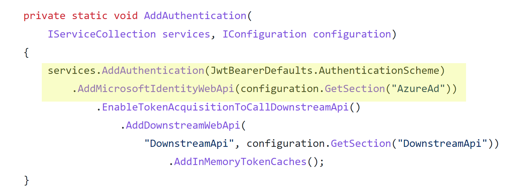Hard-coding a specific authentication method into this solution · Issue #86 · microsoft ...