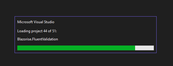 Solution Hangs When Trying To Load Is It Time To Break Up Solution File Between Source And