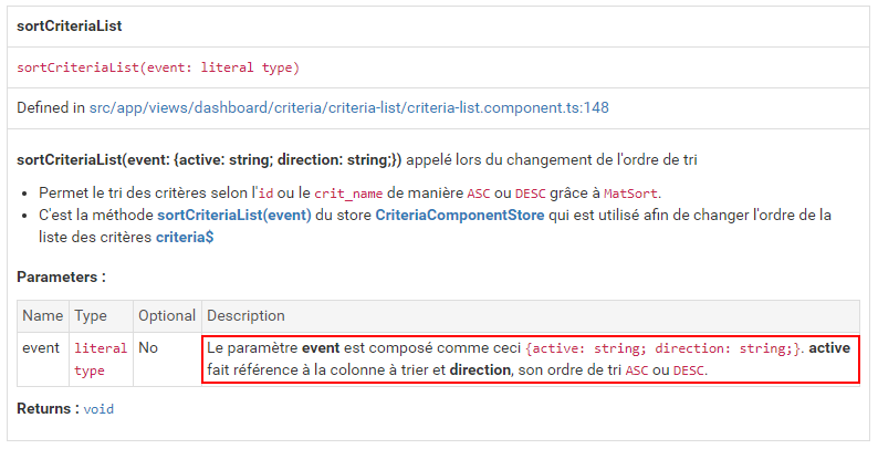 [BUG] Description of the parameters of a constructor · Issue #761 · compodoc/compodoc · GitHub