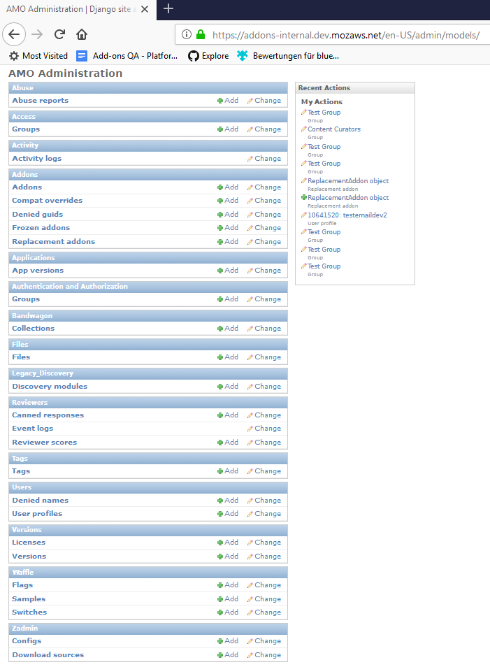 Revisit the way we do the django admin permission checks · Issue #5362 · mozilla/addons · GitHub