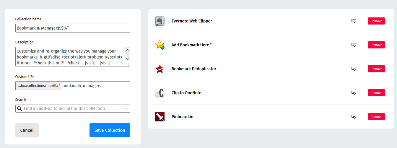 Implement an EditableCollectionAddon component to support the new Edit collections screen ...