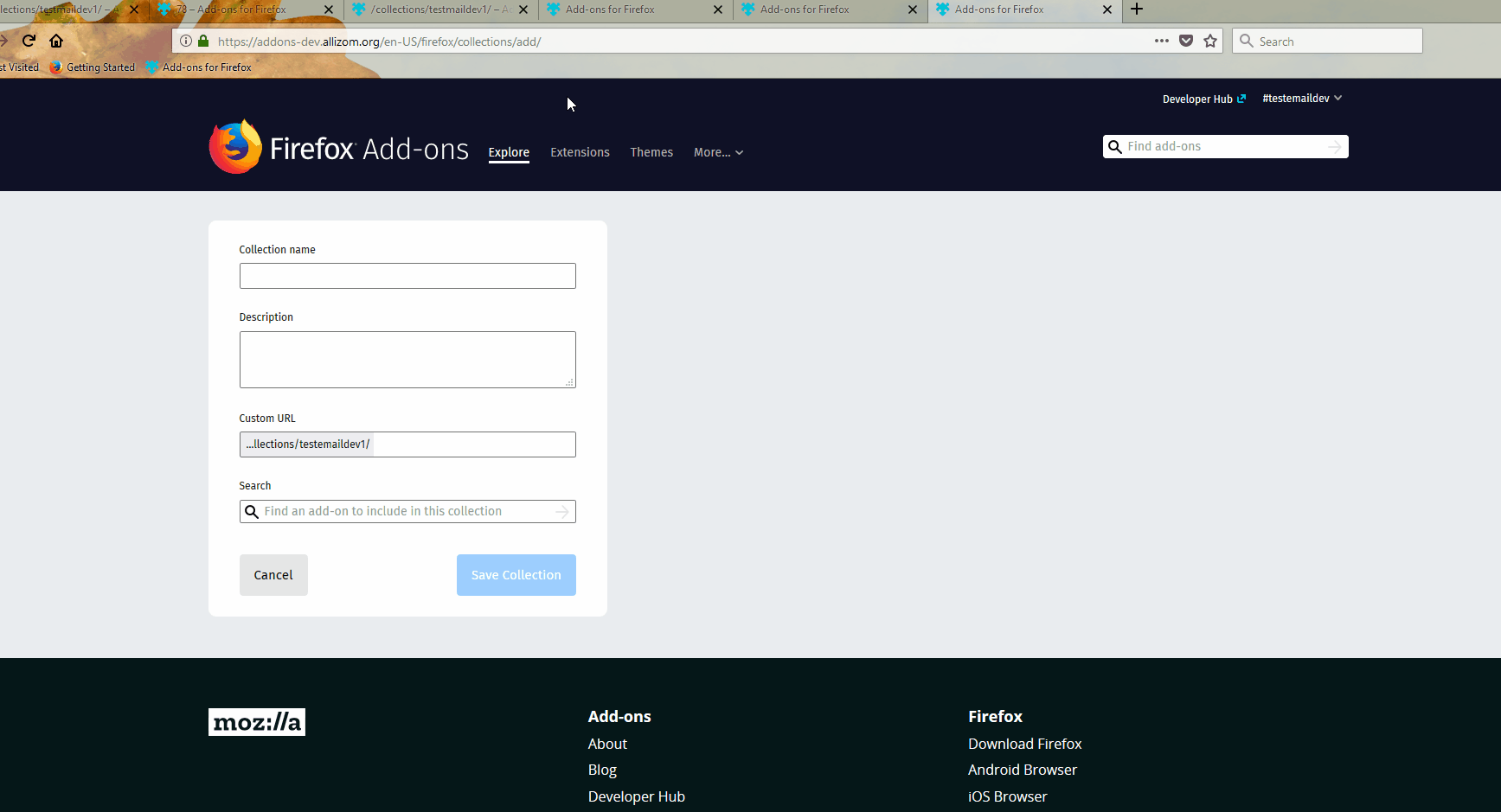 Search Suggestions List In Create A Collection Form Is Cut Off · Issue 11672 · Mozilla Addons