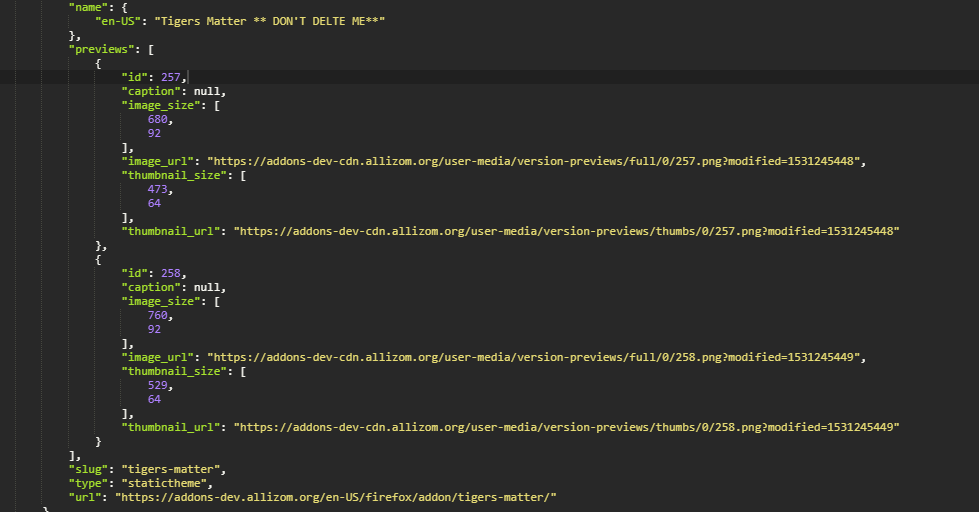Previews is missing from disco results so a static theme image can't be displayed · Issue #5783 ...