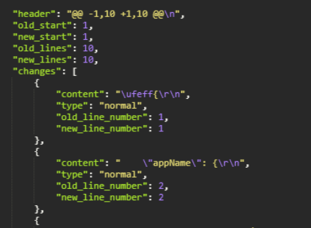 Remove trailing `\n` in `changes[].content` (Compare API) · Issue #6483 · mozilla/addons · GitHub