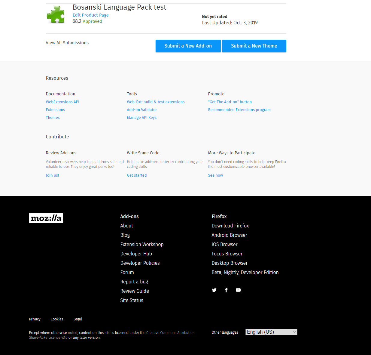 Implement new footer for devhub landing page · Issue #7025 · mozilla/addons · GitHub