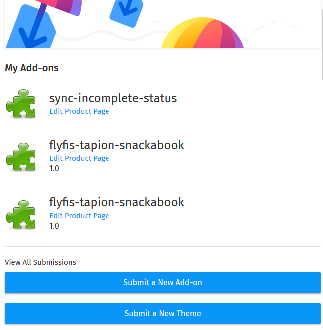 [DevHub] Submit a New Add-on and Theme buttons are not visible on mobile logged in view · Issue ...