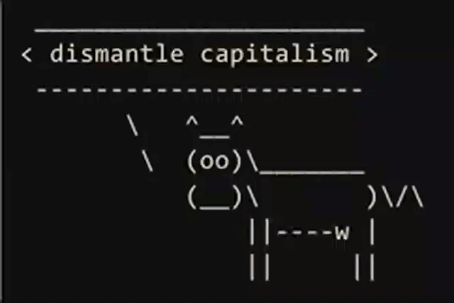 GitHub - pje/cowprance: like cowsay but the cow is canonically anti ...