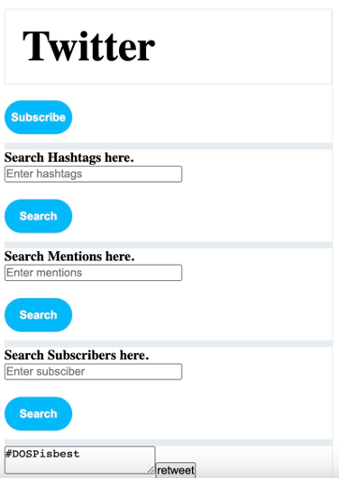 GitHub - Namita-Namita/DOSP_Twitter_clone: The main goal of this project to create a twitter ...